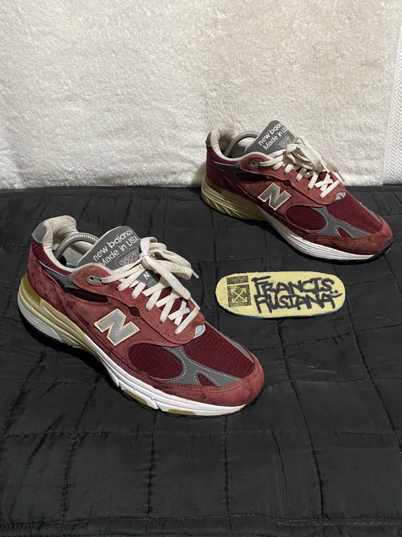 New Balance - 993 Burgundy Red, Men's Fashion, Footwear, Sneakers on ...