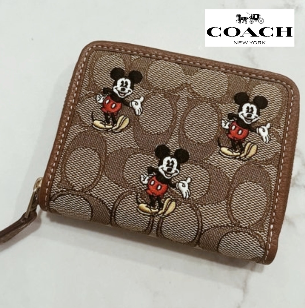 New Coach Original Limited Edition Collection Disney Small Zip Around ...