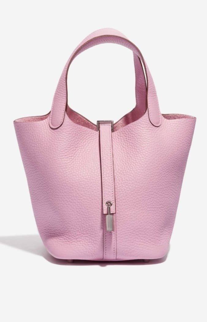 New Picotin 18 Clemence Mauve Sylvestre PHW #B (2023) Full Set with ...