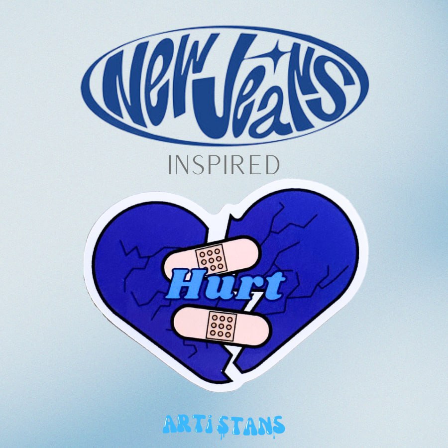 NewJeans Inspired Vinyl Sticker (1pc) Artisitanssg Inspired Stickers K ...