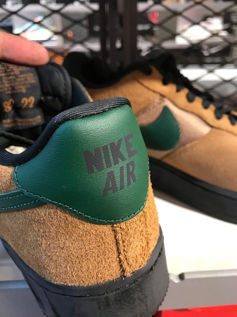 Nike Air Force 1 Low Unity Men's Sneakers Low Cut Brown Suede Light ...