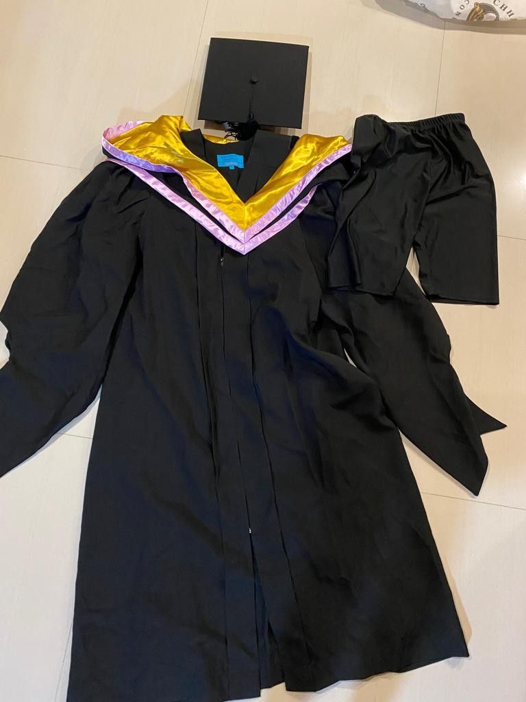 NTU master graduation gown, Men's Fashion, Tops & Sets, Formal Shirts ...