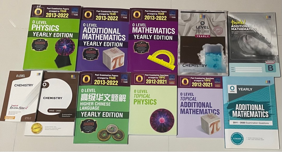 sec 4 TYS Assessment Books| O Level Assessment Books | Ten Year Series Yearly/Topical | Past ...