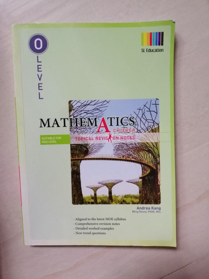 O LEVEL MATHEMATICS ACHIEVER TOPICAL REVISION NOTES, Hobbies & Toys ...