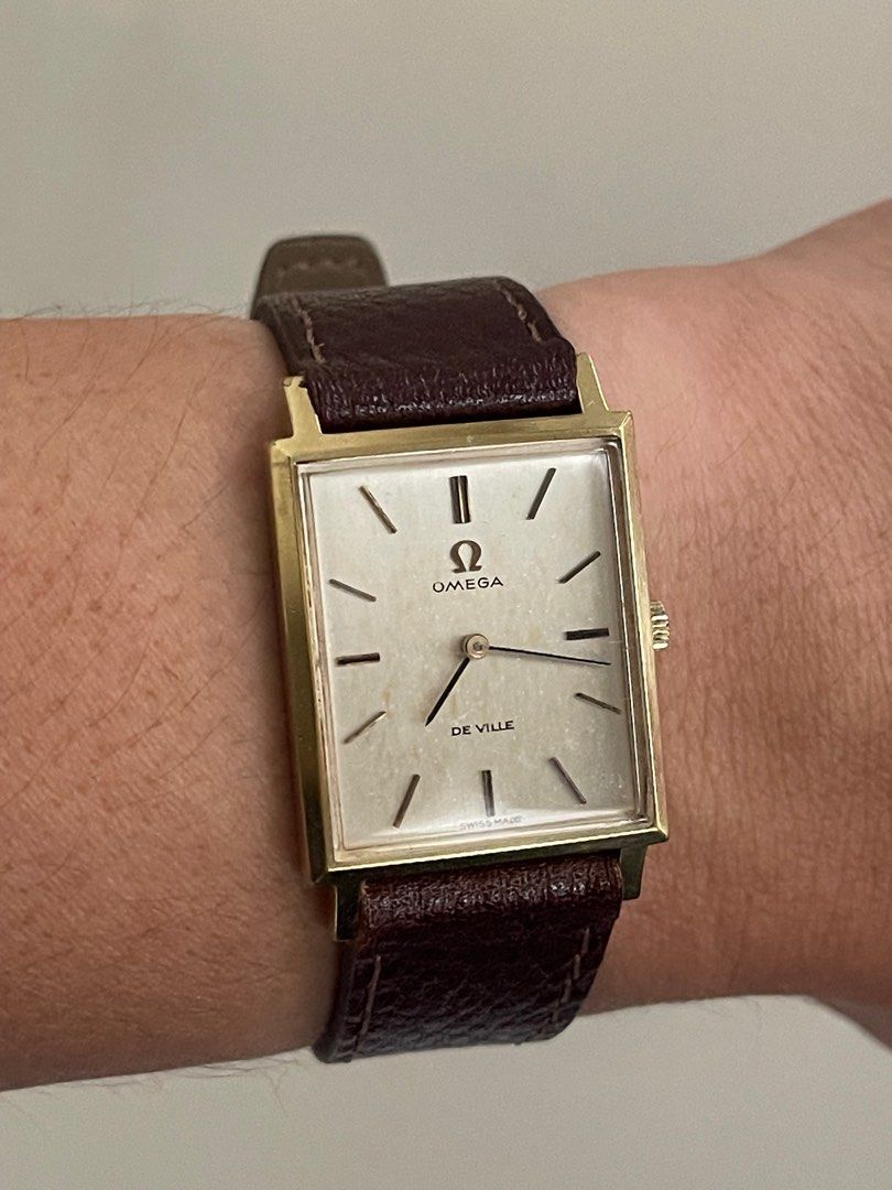 Omega Tank Watch, Men's Fashion, Watches & Accessories, Watches on ...