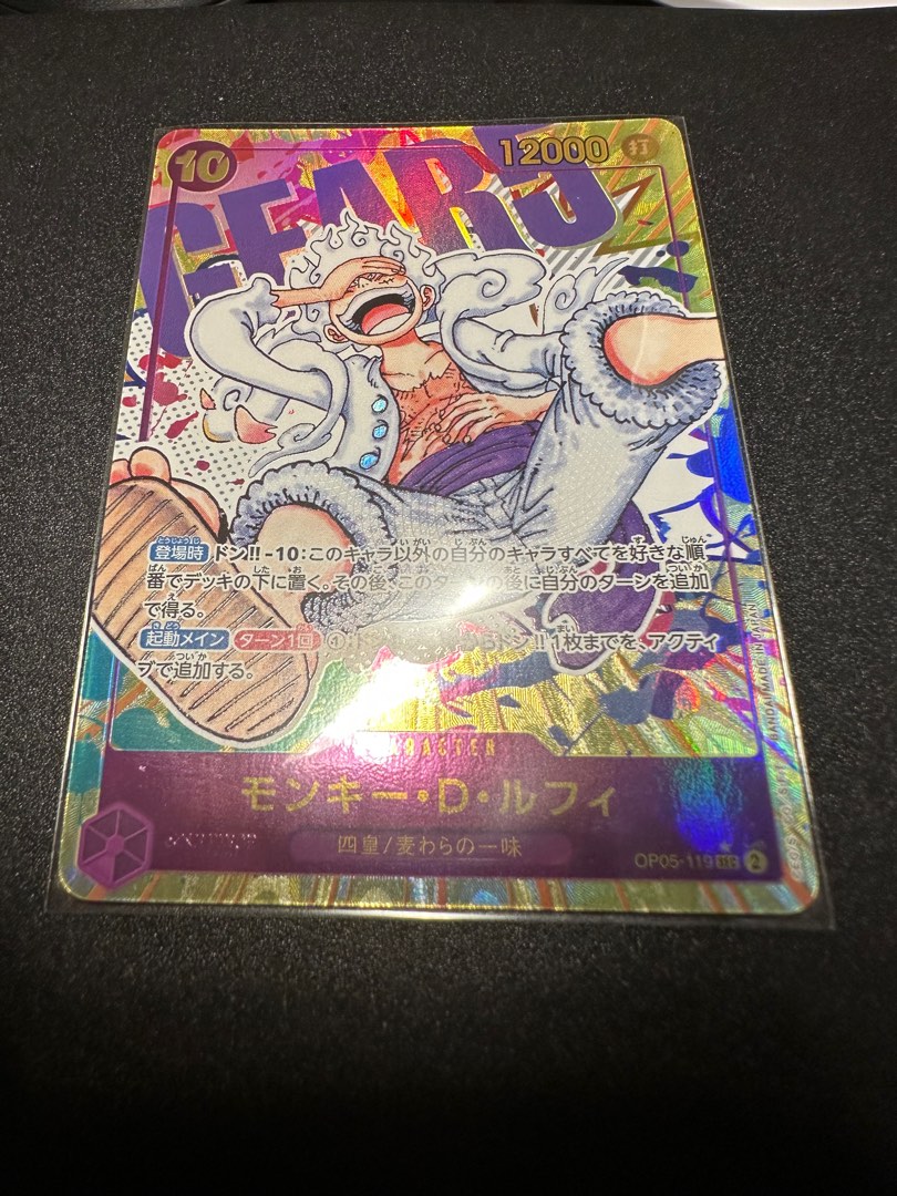 One Piece TCG OP05-119 PSEC Luffy Gear 5, Hobbies & Toys, Toys & Games ...