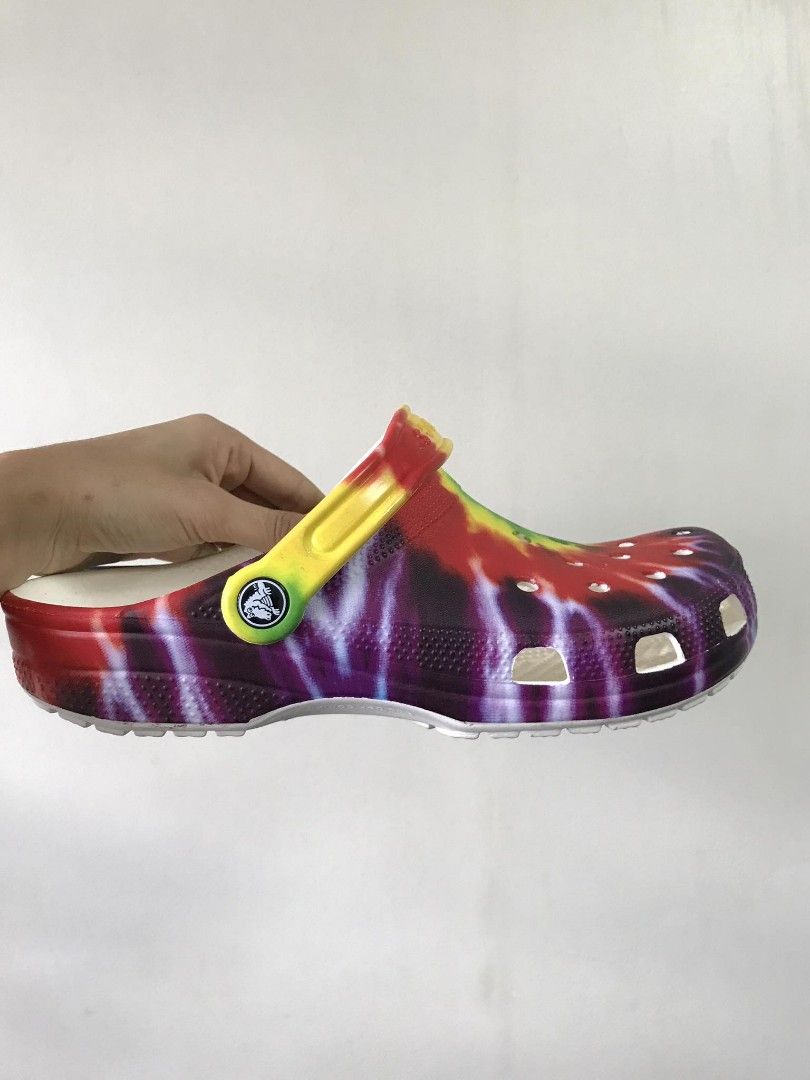 Original Crocs rainbow dye original, Women's Fashion, Footwear ...