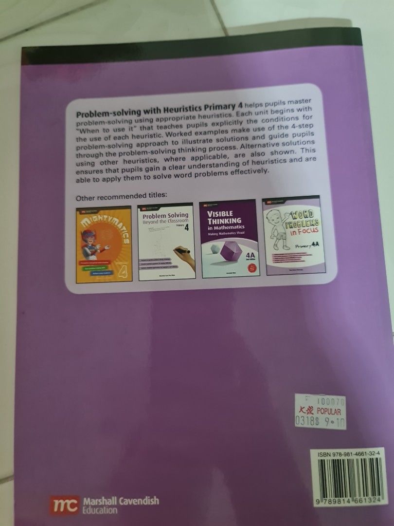 P4 Maths worksheets book and Onsponge P4, Hobbies & Toys, Books ...