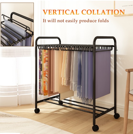 Pants Rack Pants Hanger Rack Contains 30 Hangers Balcony Clothes Drying ...
