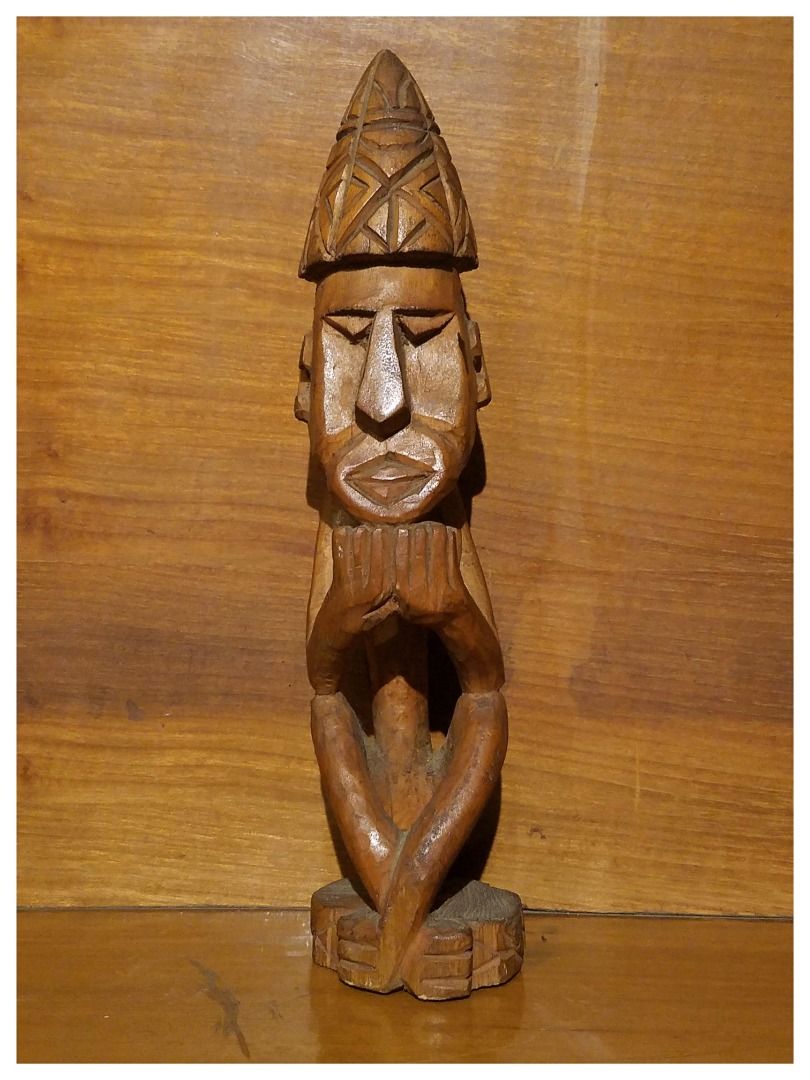 Patung Ptimitif Papua Kayu Ringan, Perabotan Rumah di Carousell