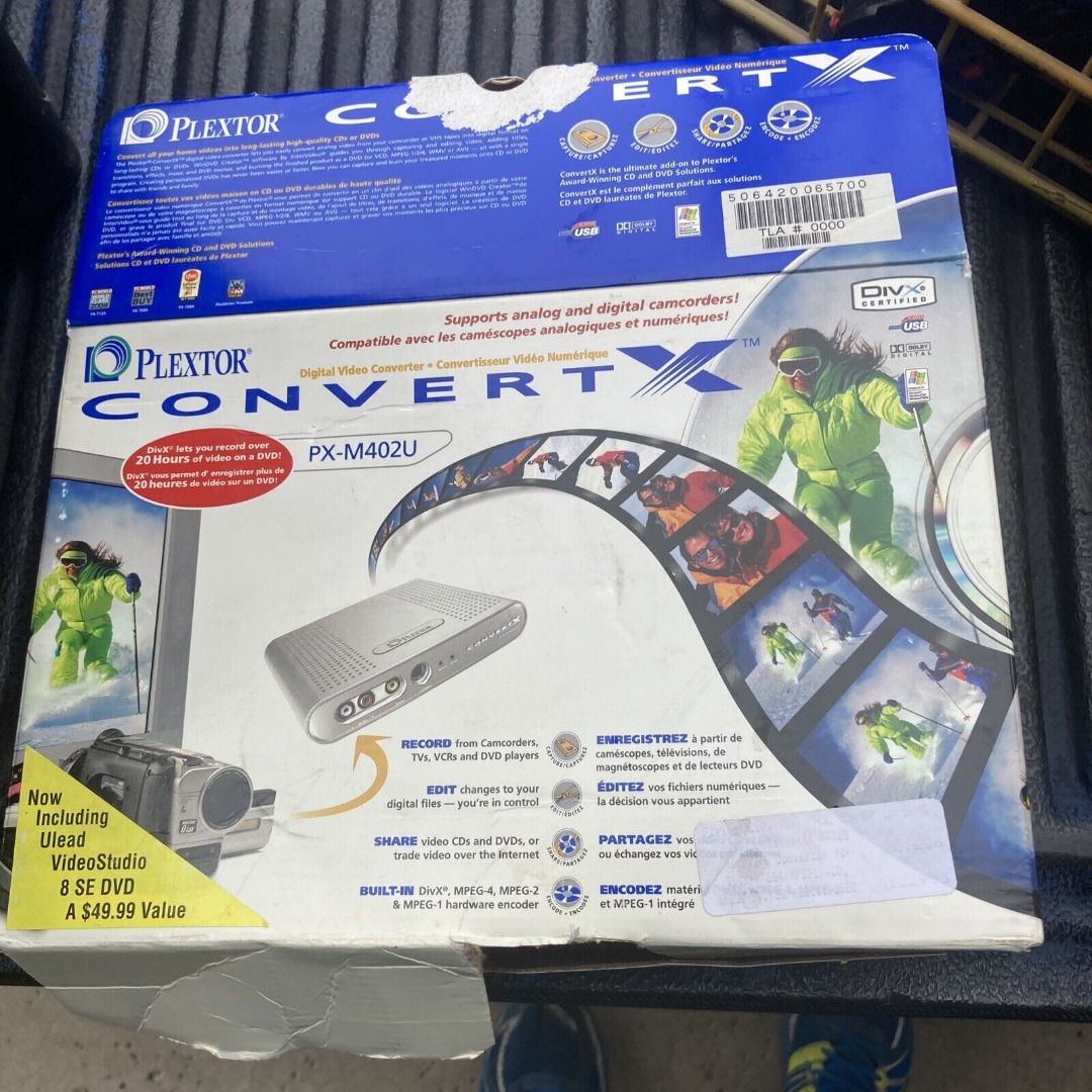 Plextor ConvertX Digital Video Converter capture (PX-M402U) camcorder ...