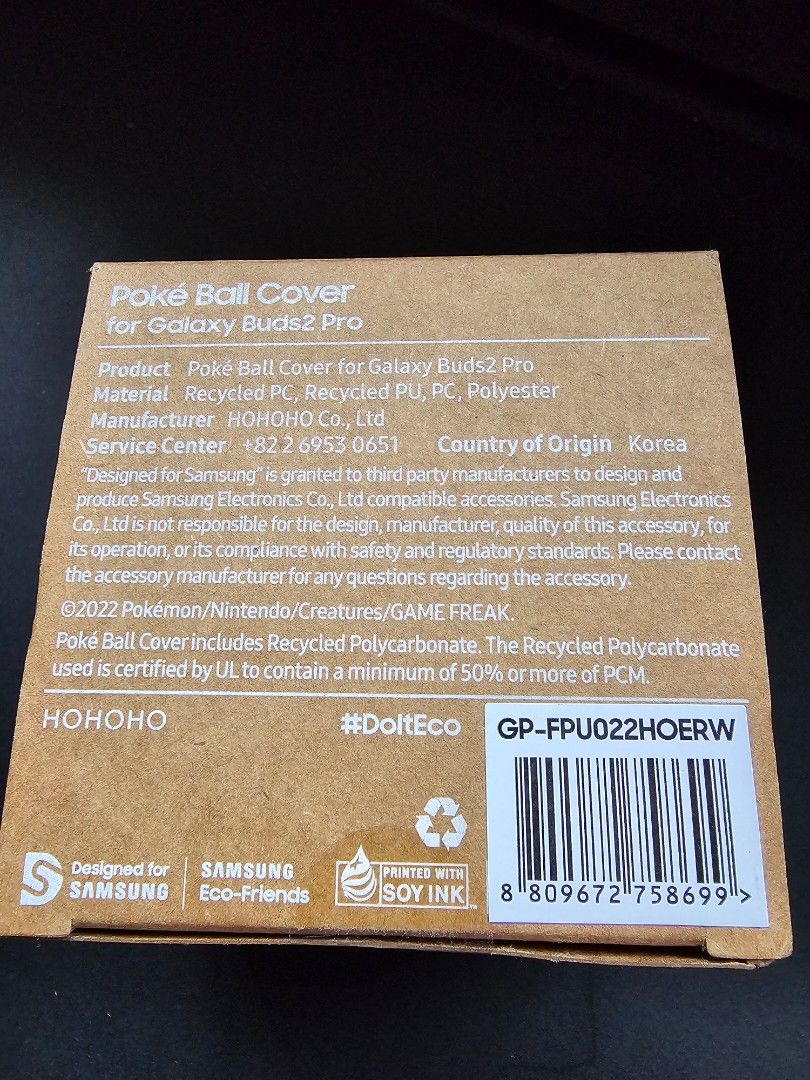 Poke Ball Cover for Galaxy Buds2 Pro, Mobile Phones & Gadgets, Mobile ...