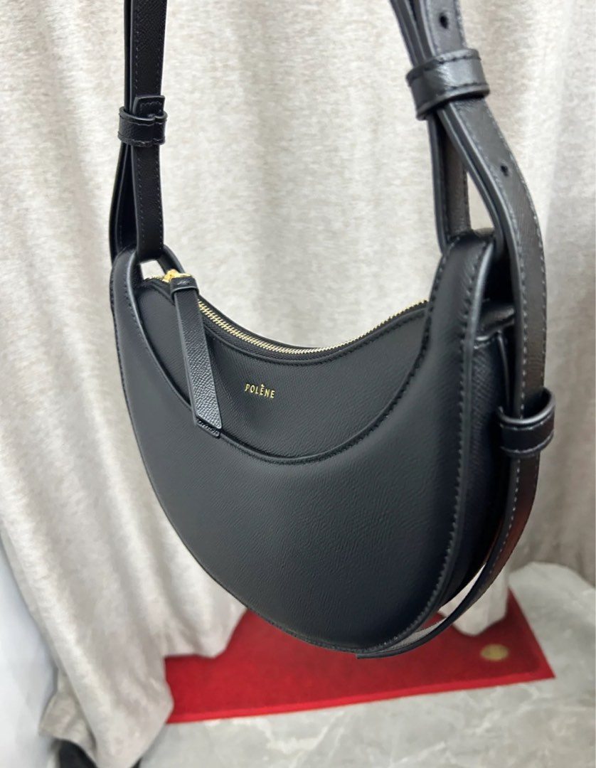 Polene half moon designer bag, Luxury, Bags & Wallets on Carousell