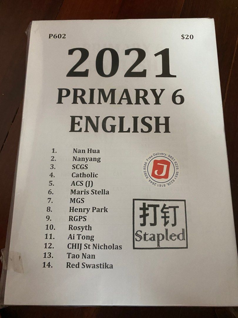 primary 6 testpapers, Hobbies & Toys, Books & Magazines, Assessment ...