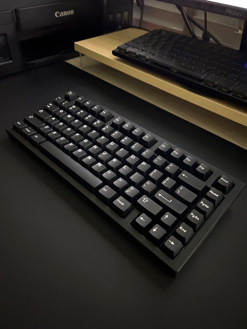 Primus 75 - Full Aluminium (WOB black keycaps) - custom mechanical keyboard, Computers & Tech ...