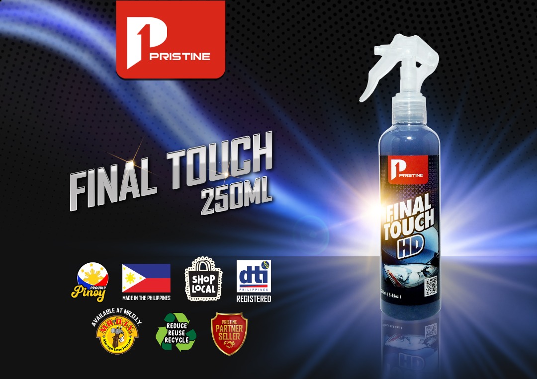 PRISTINE FINAL TOUCH 250ML, Furniture & Home Living, Cleaning & Homecare Supplies, Cleaning ...