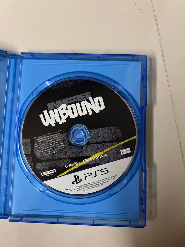 PS5 NFS UNBOUND disk, Video Gaming, Video Games, PlayStation on Carousell
