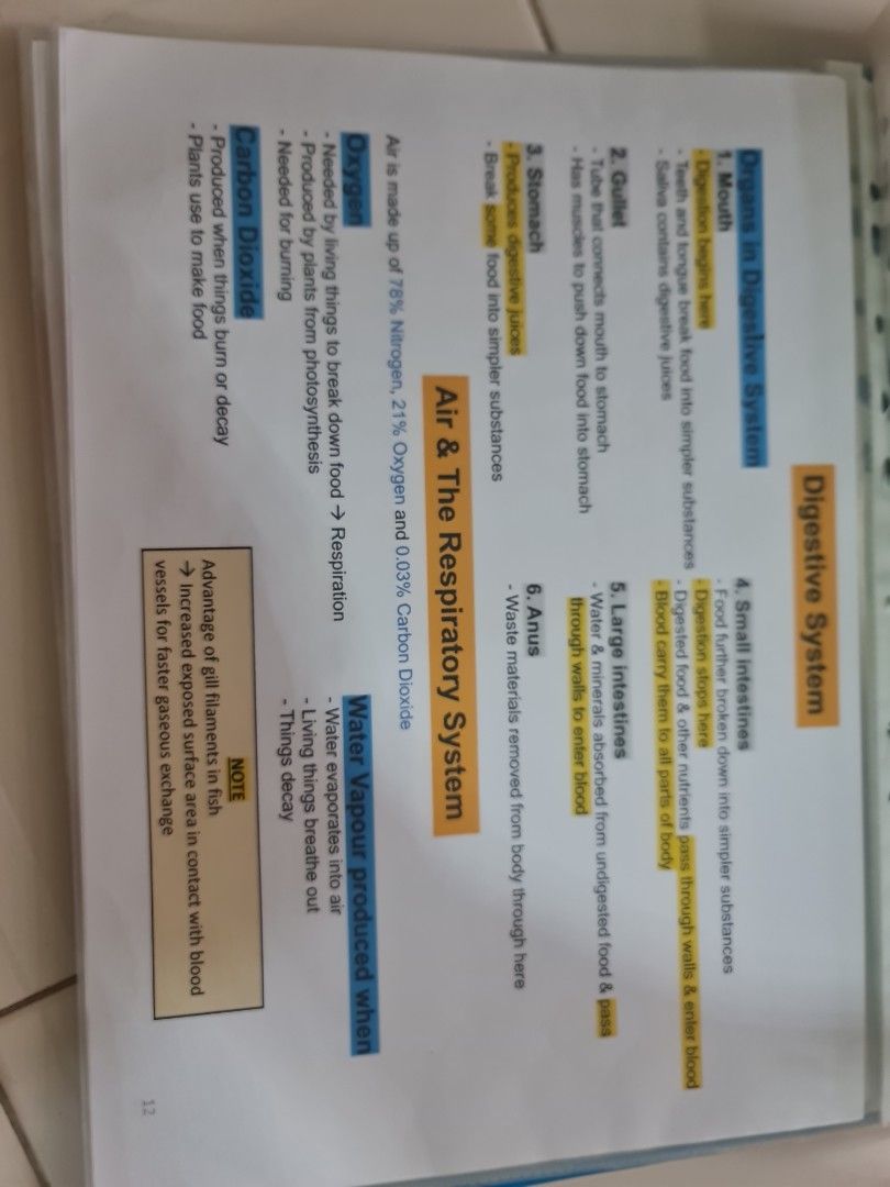 PSLE science notes, Hobbies & Toys, Books & Magazines, Assessment Books ...
