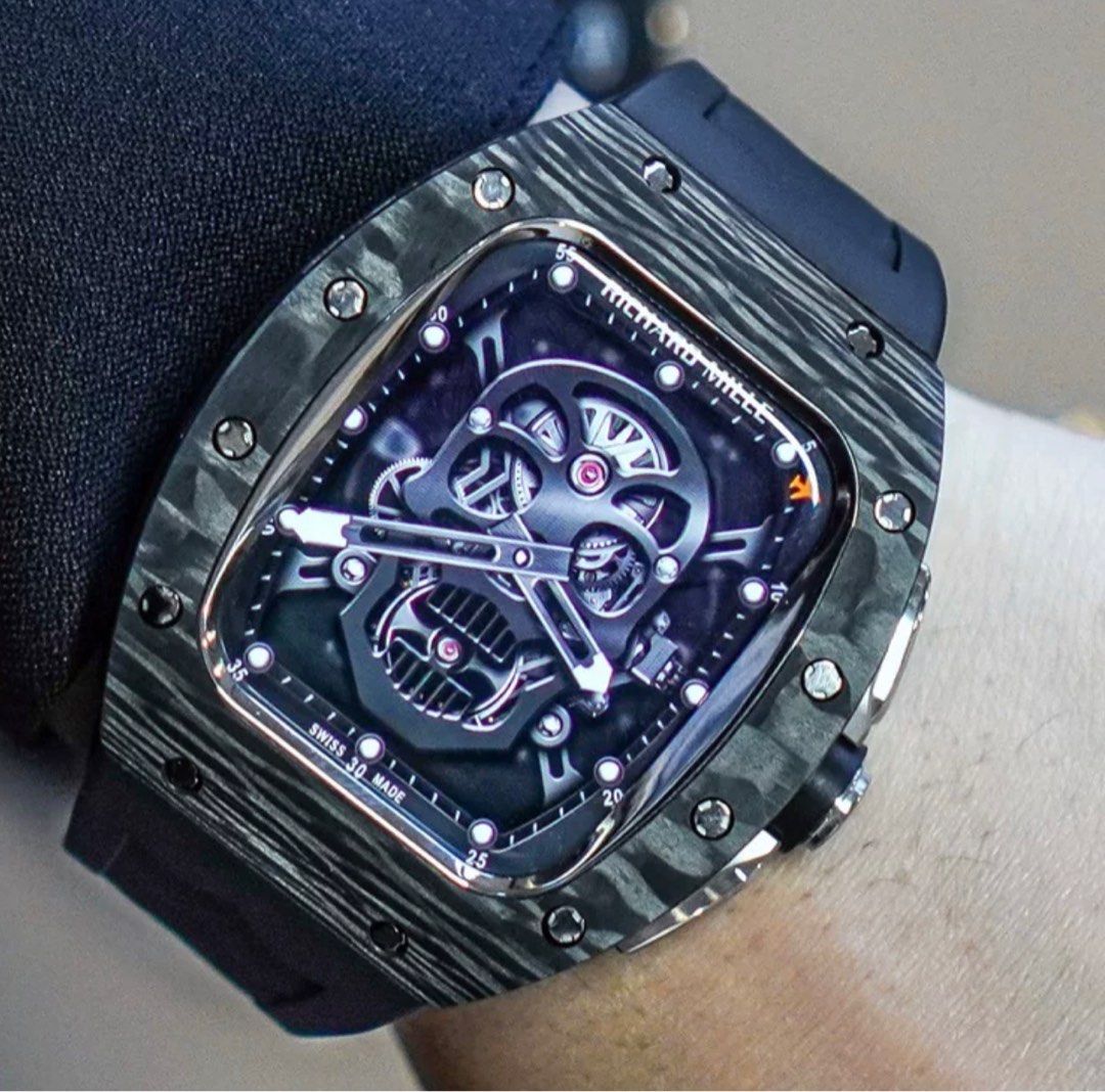 Racing rm style Apple Watch series 9 8 7 6 5 4 45mm 44mm, Men's Fashion ...