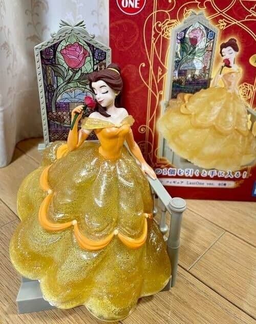 RARE Disney Princess Glowing Colors Kuji ( Last Prize ) 2023 Belle ...