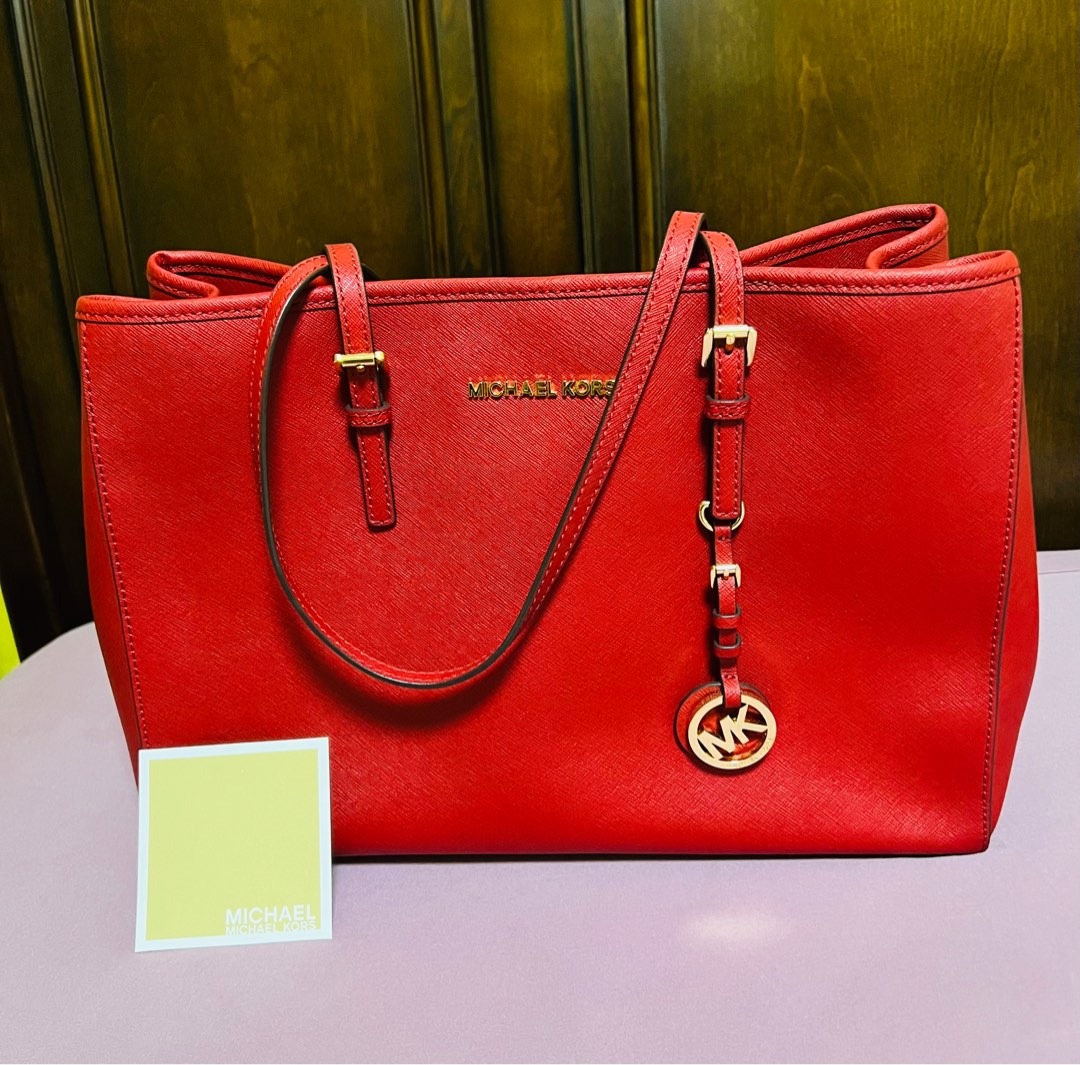 Red MK Bag, Luxury, Bags & Wallets on Carousell
