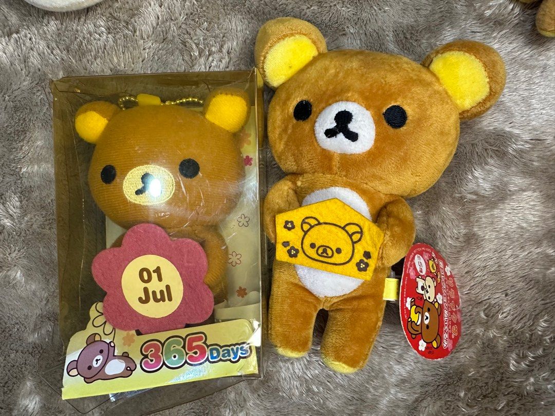 RILAKKUMA MERCH SET, Hobbies & Toys, Toys & Games on Carousell