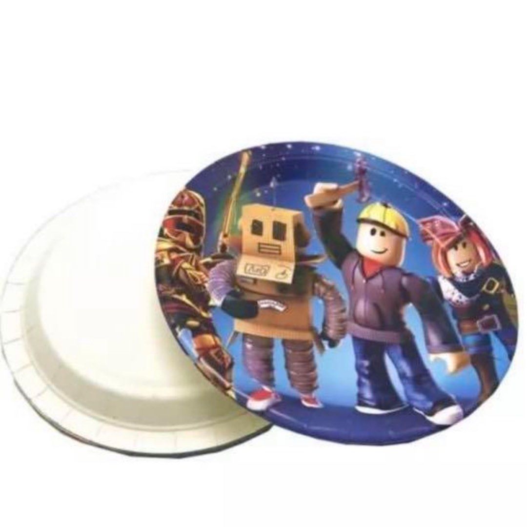 Roblox party supplies - party plates / party deco, Hobbies & Toys ...