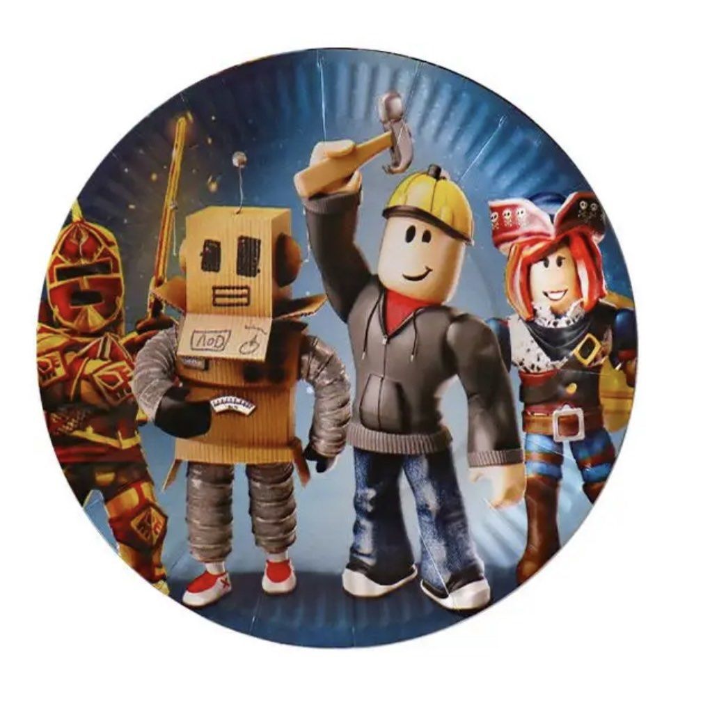Roblox party supplies - party plates / party deco, Hobbies & Toys ...