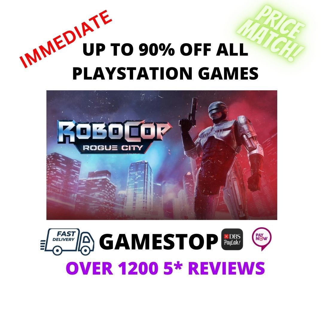 RoboCop: Rogue City [PS4 Games] [PS5 Games], Video Gaming, Video Games ...
