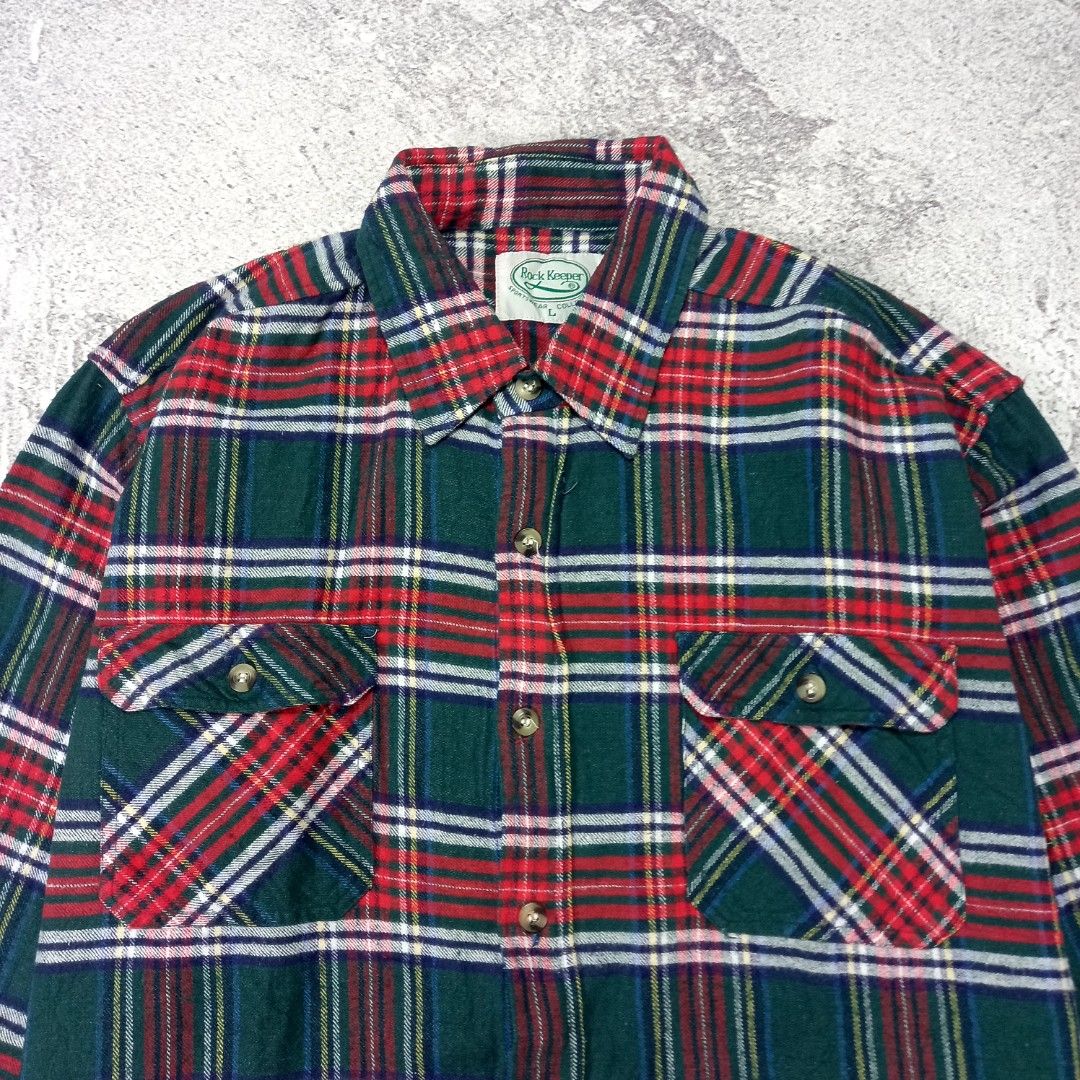 ROCK KEEPER DOUBLE POCKET FLANNEL SHIRT || KEMEJA FLANNEL ROCK KEEPER ...