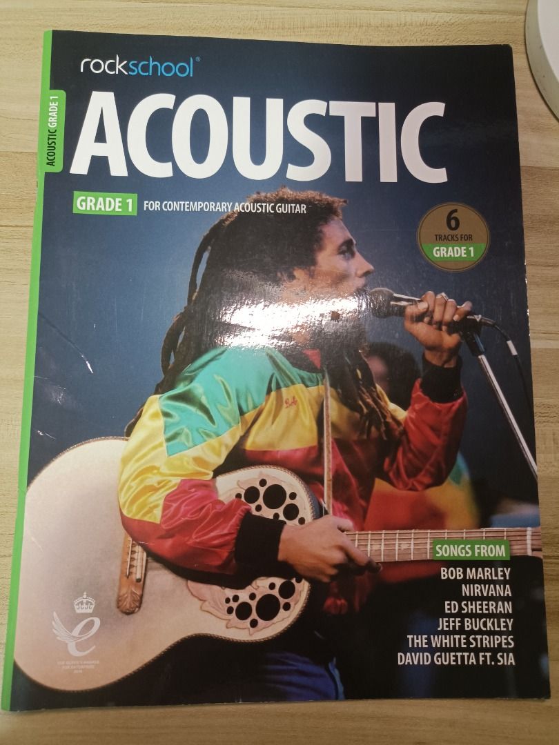 RockSchool Acoustic grade 1 book, Hobbies & Toys, Books & Magazines ...