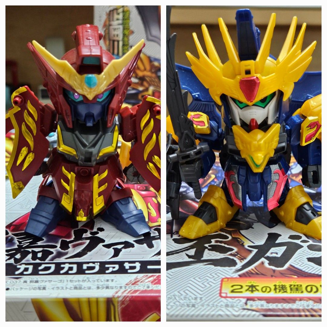SD Gundam Sangokuden Cao Pi Gundam X and Guo Jia Virsago Lot of 2 ...