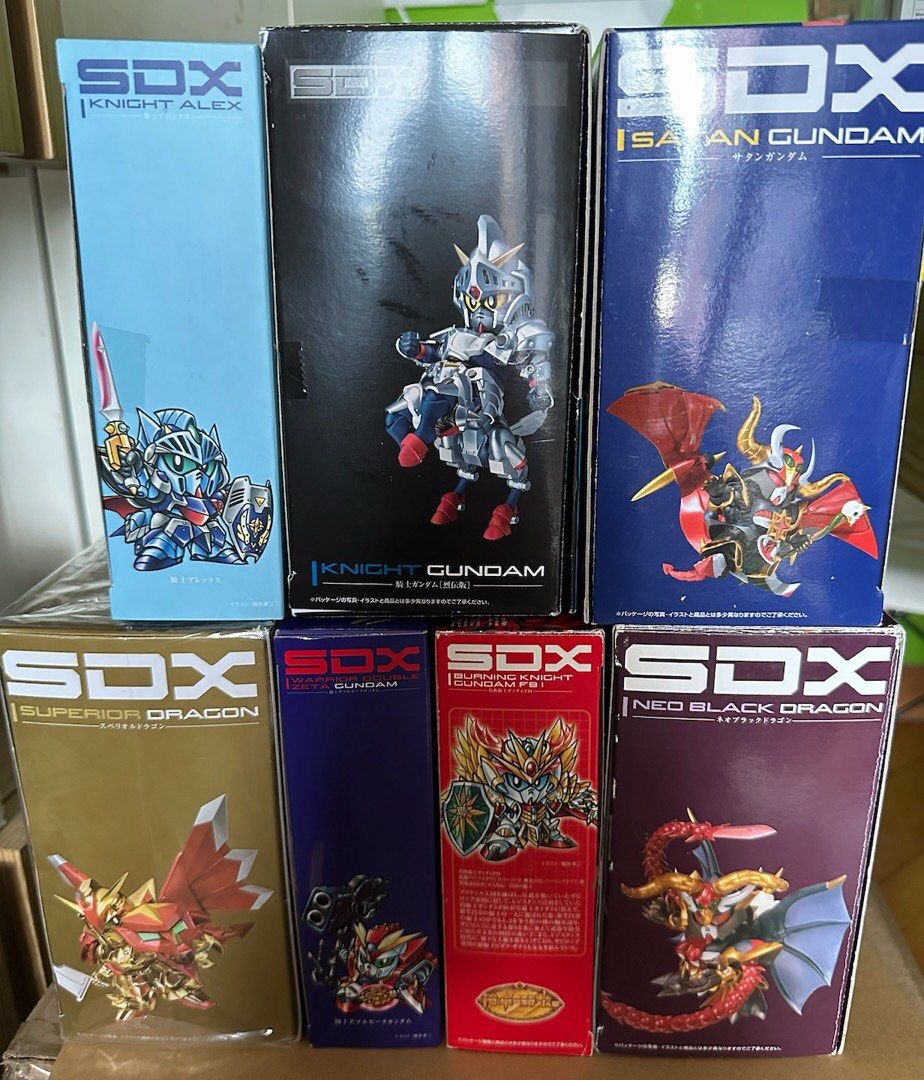 SDX 22/11更新價錢 可散買9盒 SD Gundam Knight 超合金 多盒放售可散買 騎士高達 武者頑駄無大將軍 SD Gundam SD外傳 Legend BB SD戰國傳 ...