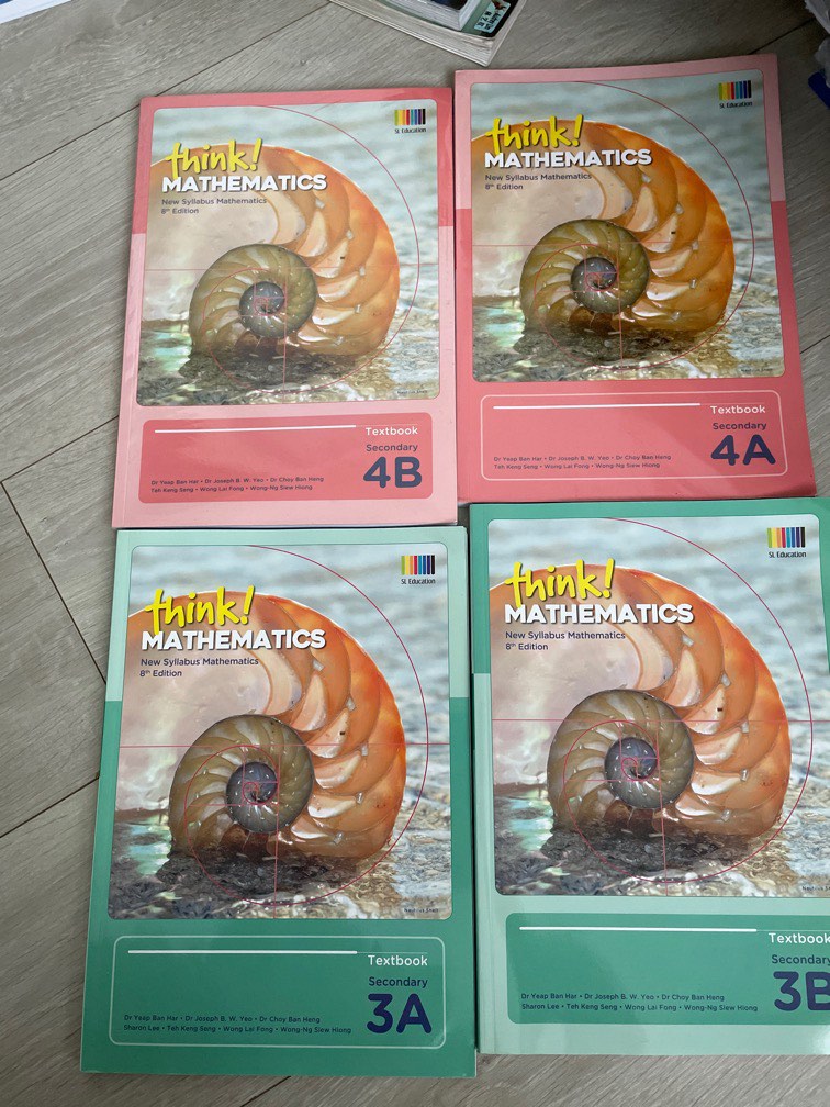 sec3/4 math textbook (think!mathematics), Hobbies & Toys, Books ...