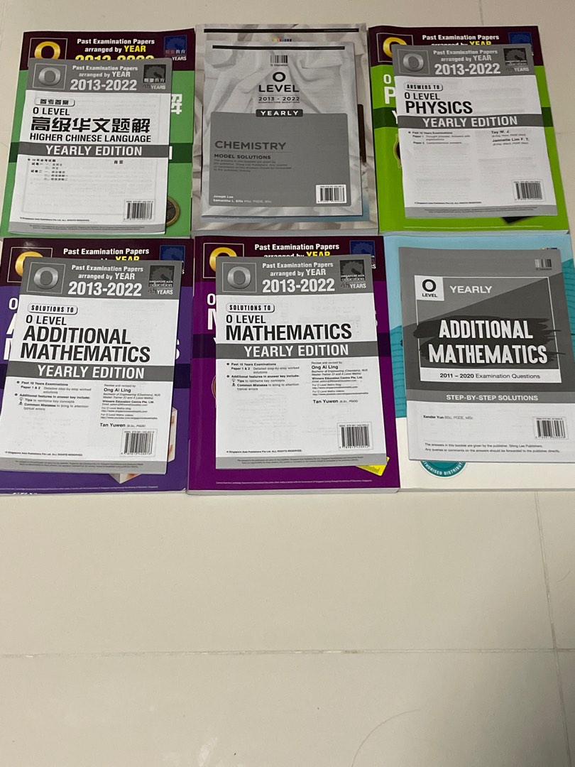 Sec 4 TYS | Ten Year Series | Past Year Papers | O level Papers ...