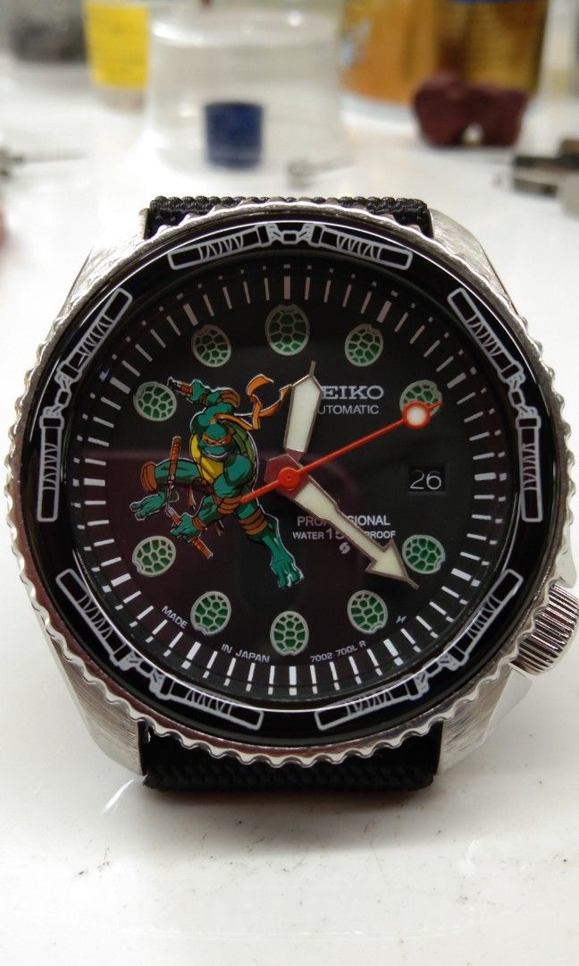 seiko diver mod ninja turtle, Men's Fashion, Watches & Accessories ...