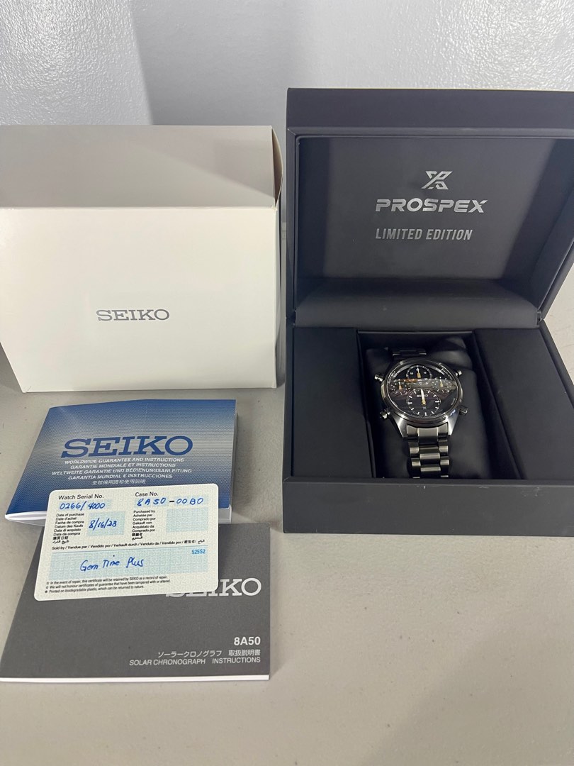 SEIKO PROSPEX SBER007 Chronograph 40th Anniversary, Luxury, Watches on Carousell