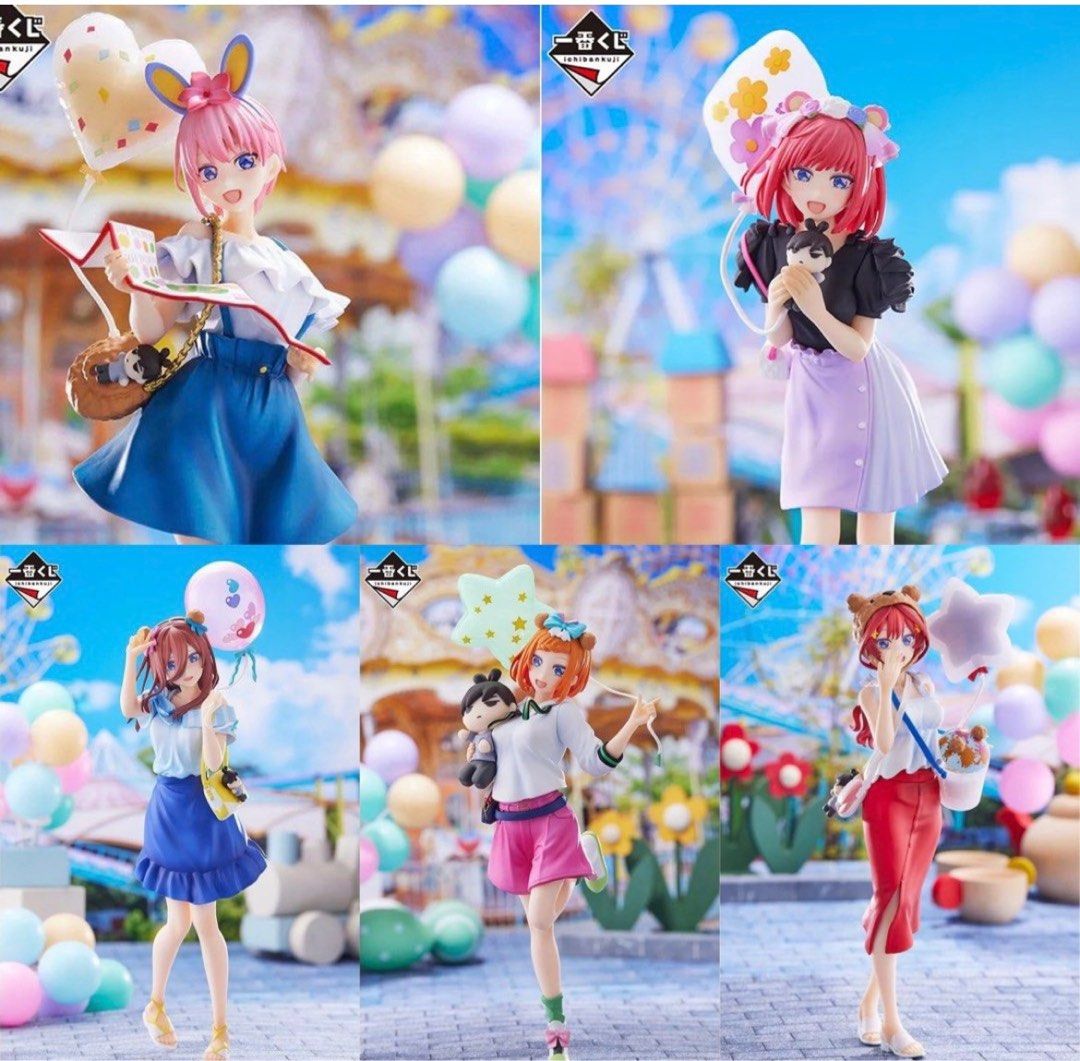 (Set of 5) Quintessential quintuplets ichiban kuji figure - best ...