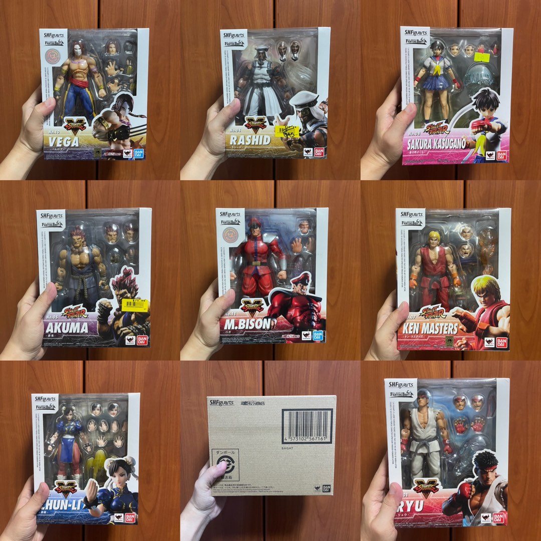 S.H.Figuarts SHF Street Fighter SHF RYU SHF KEN SHF SAKURA SHF SAGAT ...
