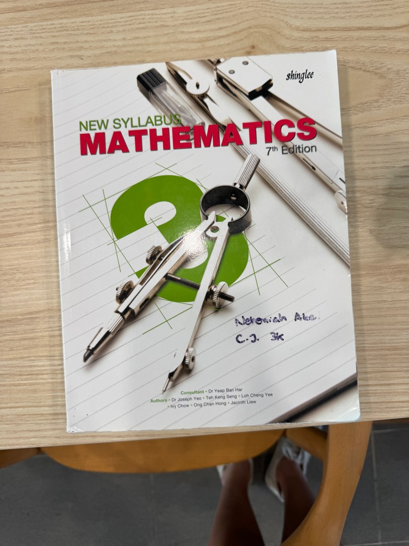 Shingle New Syllabus Mathematics 7th Edition Sec 3, Hobbies & Toys ...