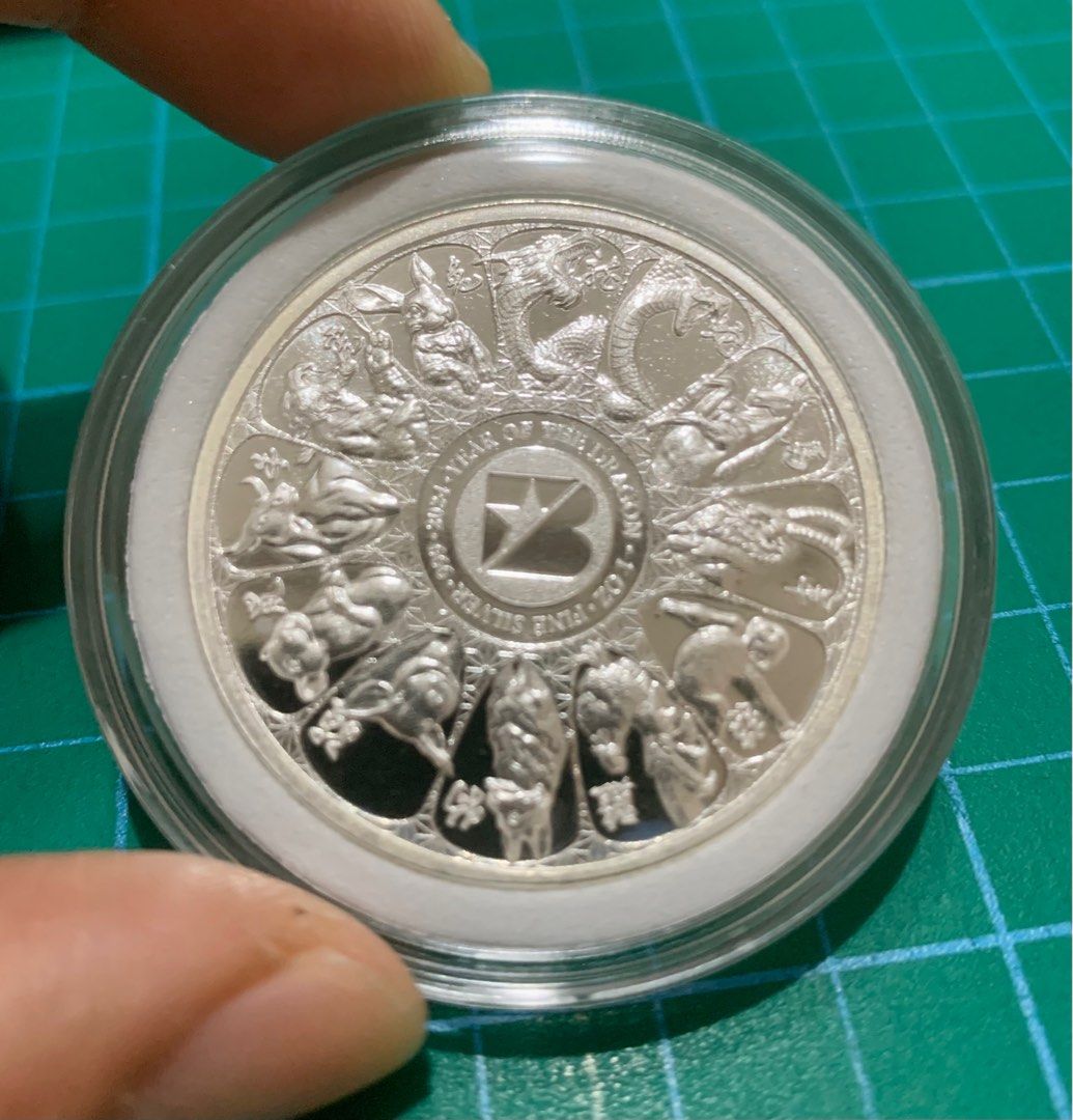 Silver Coin - 2024 Year of Dragon 1 Oz, Hobbies & Toys, Memorabilia ...
