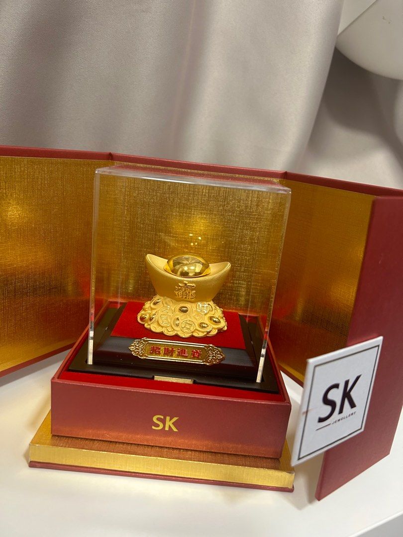 SK Gold Figurine Ingots, Luxury, Accessories on Carousell