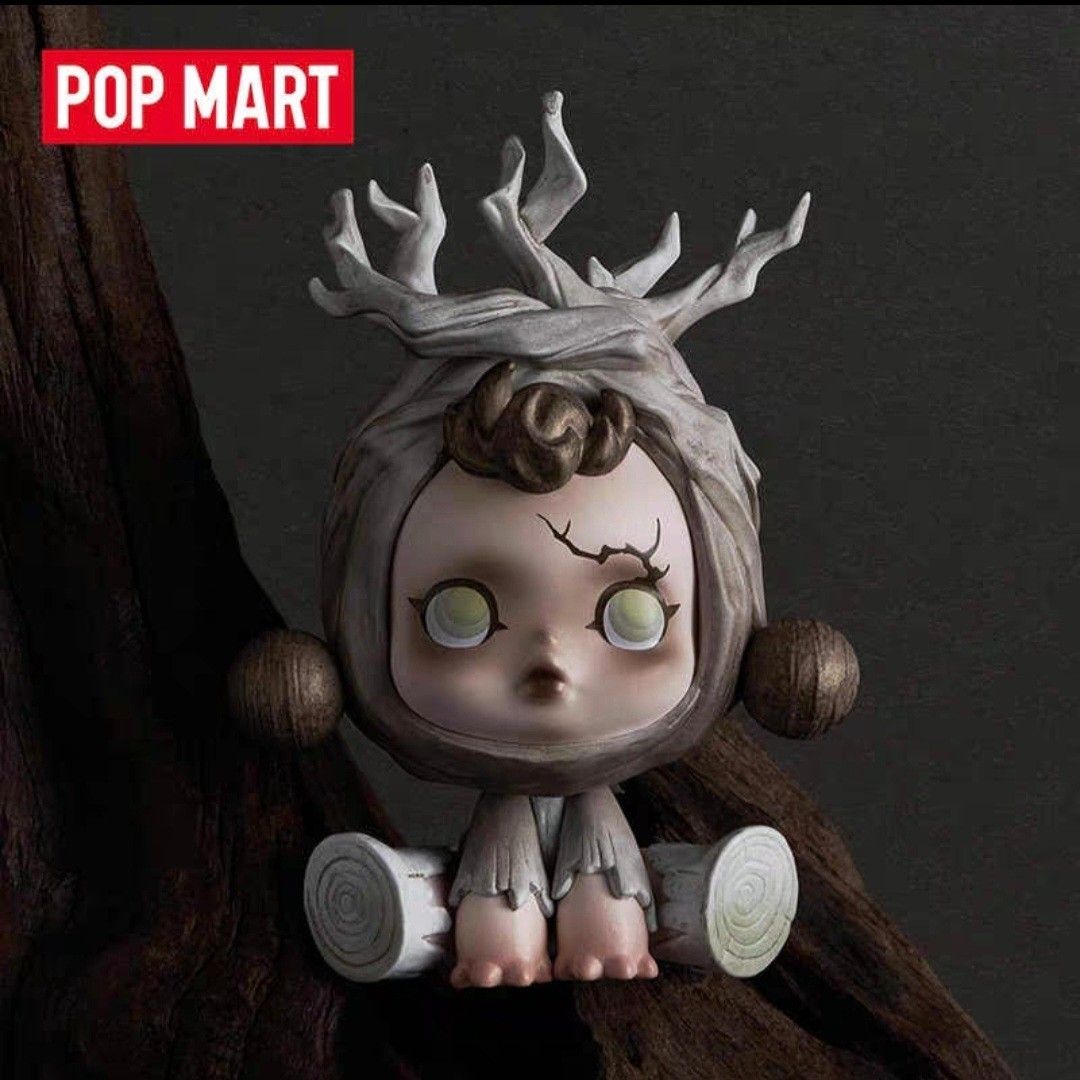 SkullPanda PopMart Official Series - Ink Plum Blossom Figurines - Wind ...