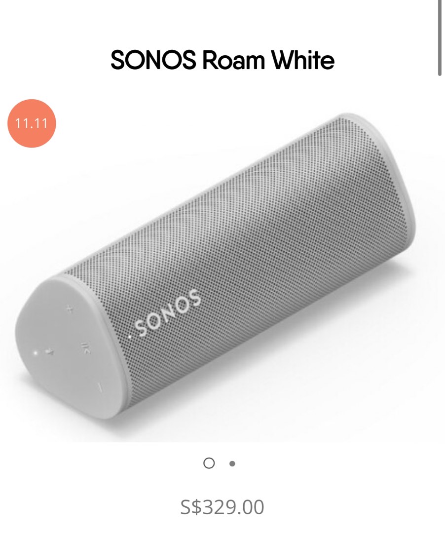 SONOS Roam Bluetooth speaker, Audio, Soundbars, Speakers & Amplifiers on Carousell