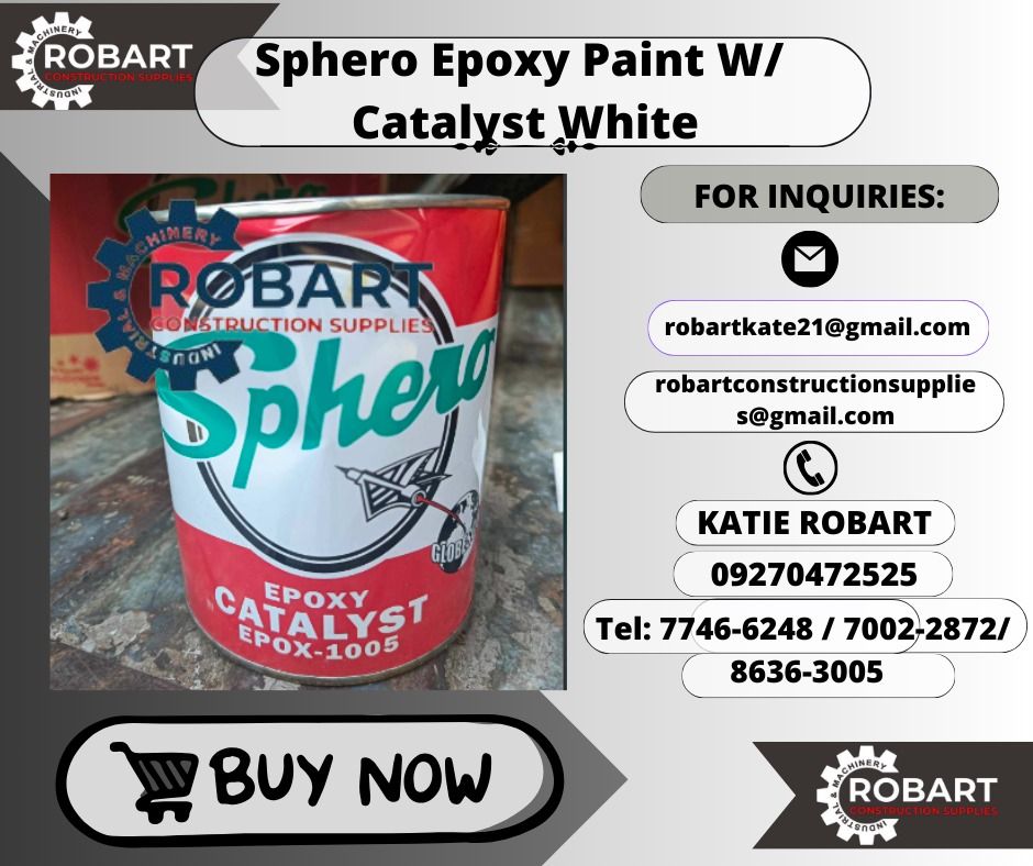 SPHERO EPOXY PAINT W/ CATALYST WHITE, Commercial & Industrial ...
