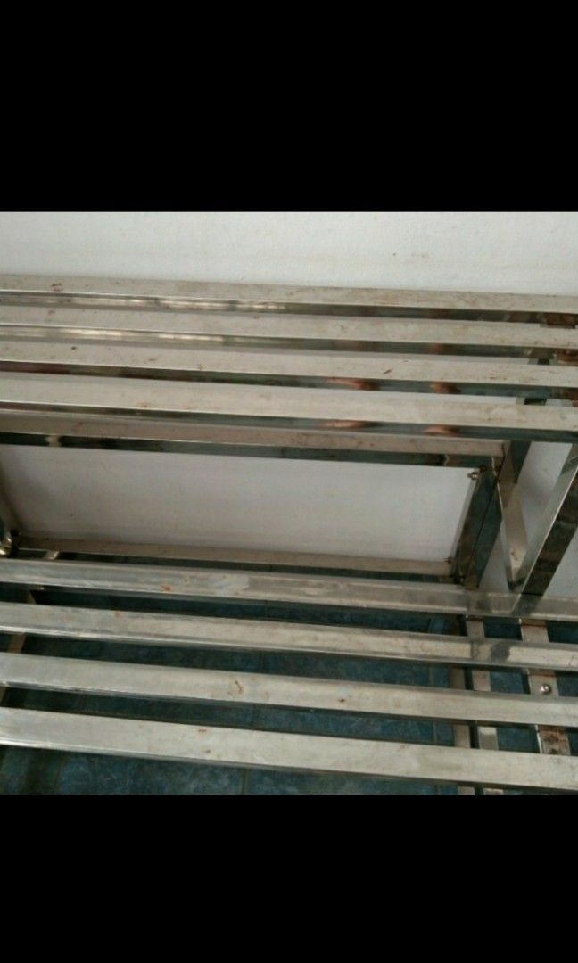 Stainless Steel Rack (3 layer), Furniture & Home Living, Furniture ...