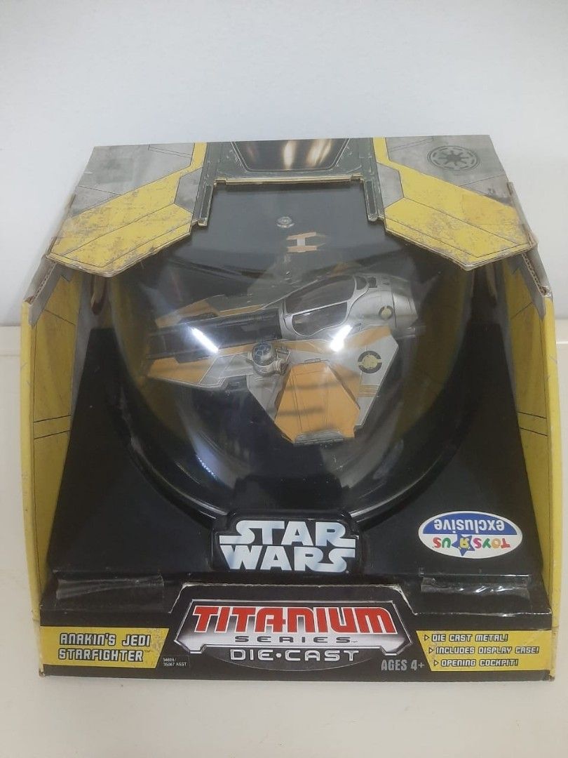 Star Wars Titanium Series Anakin's Jedi Starfighter, Hobbies & Toys ...