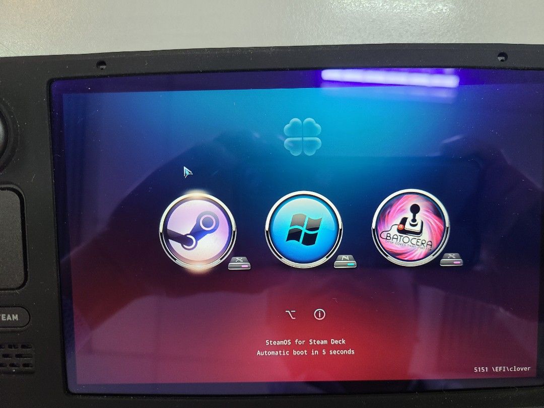 行貨Steamdeck 已改2TB +1TB SD card，已預裝Windows 11 pro, steam OS 及 batocera 3 ...