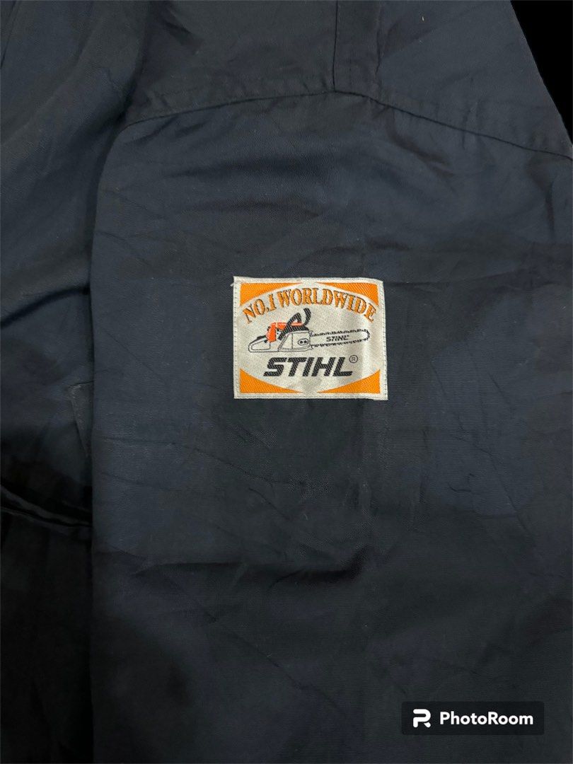 Stihl jacket, Men's Fashion, Coats, Jackets and Outerwear on Carousell