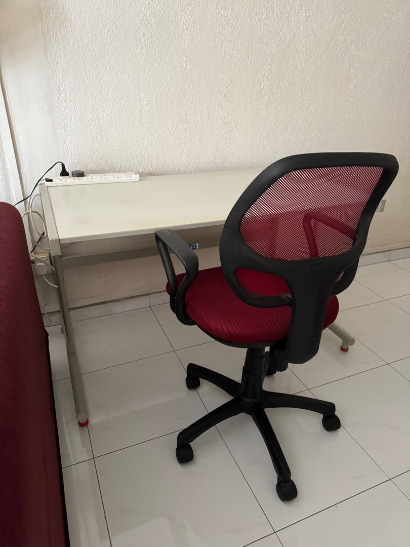 Study table and computer chair, Furniture & Home Living, Furniture ...